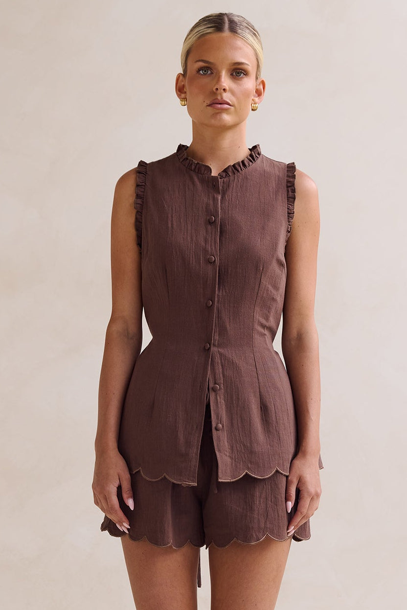 Romeo Top (Chocolate) – Runway Scout